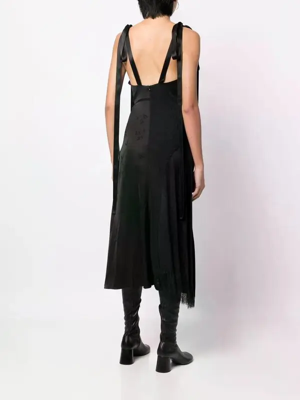 Goen.j Lace-trim Midi Dress