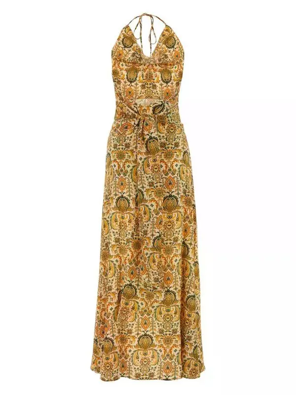 PANTAMOLLE Rosy Maxi Dress
