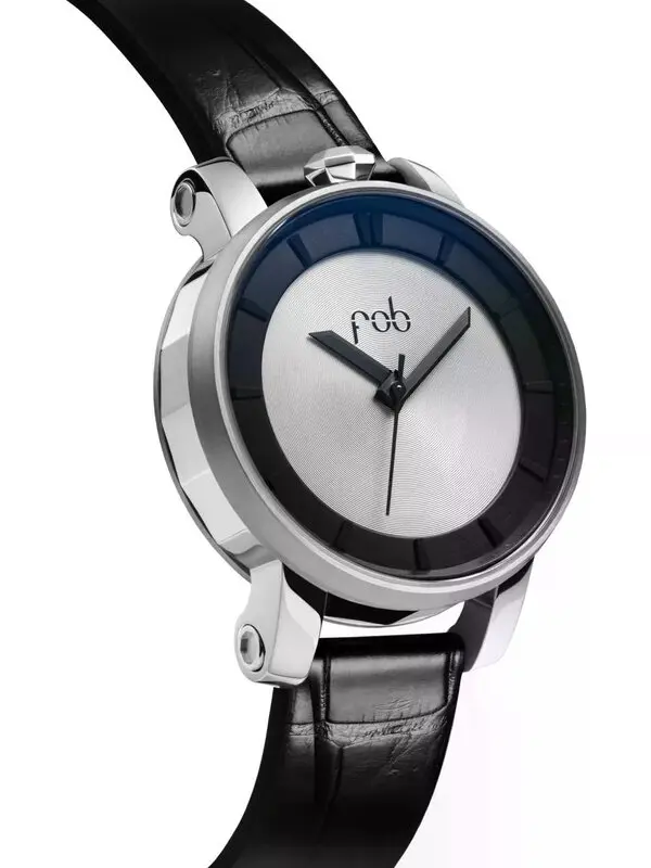 FOB PARIS Automatic Movement Watch With Leather Strap