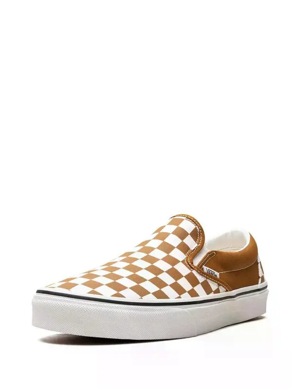 VANS Color Theory Checkerboard Slip-on Sneakers - Brown