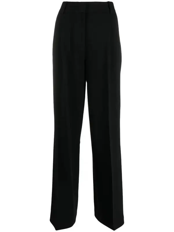 Michael Kors Wide-leg Tailored Trousers - Black
