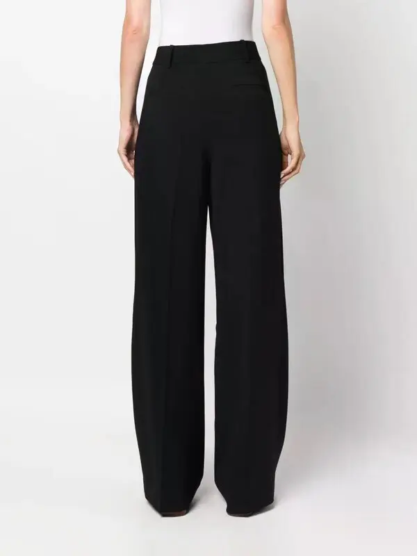Michael Kors Wide-leg Tailored Trousers - Black