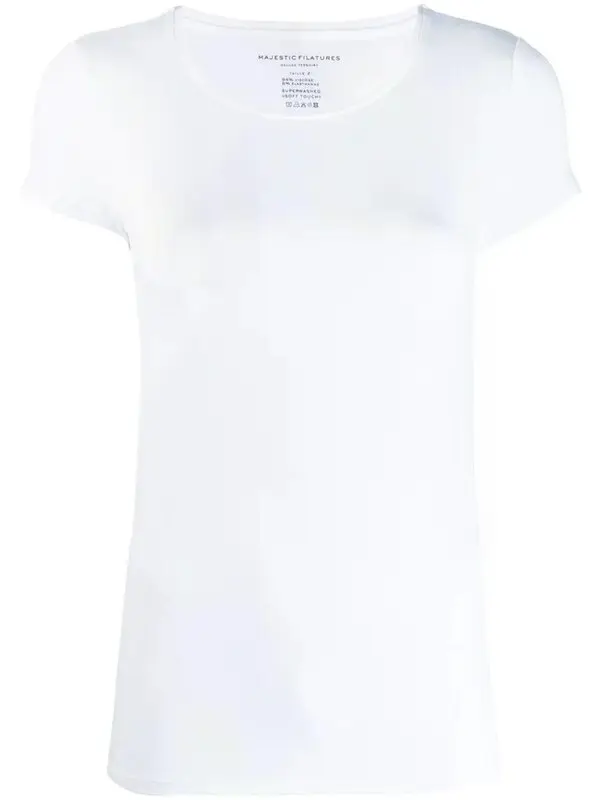 Majestic Filatures Round Neck T-shirt - White