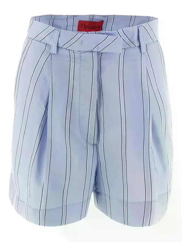 THELATEST Striped Tailored Shorts