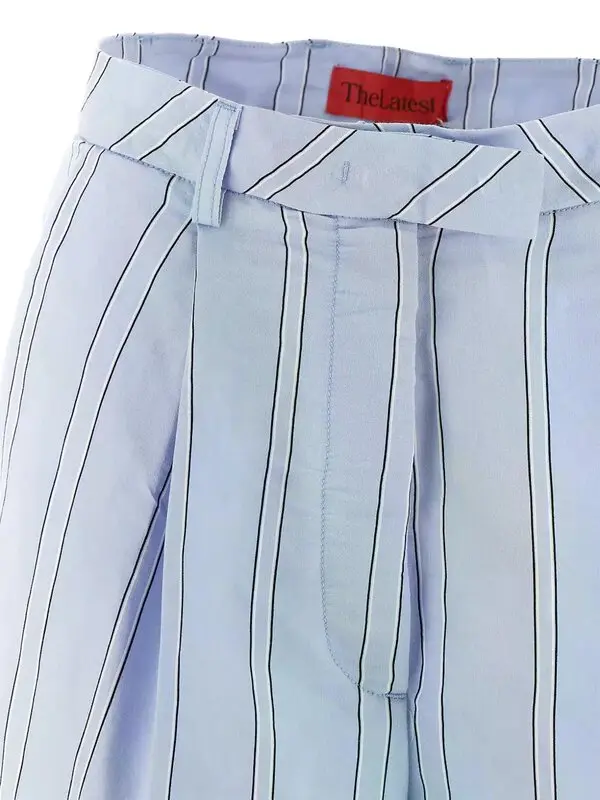 THELATEST Striped Tailored Shorts