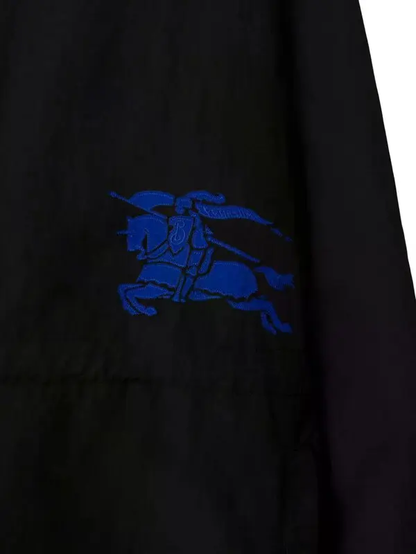 Burberry Equestrian Knight Appliqué Hooded Jacket
