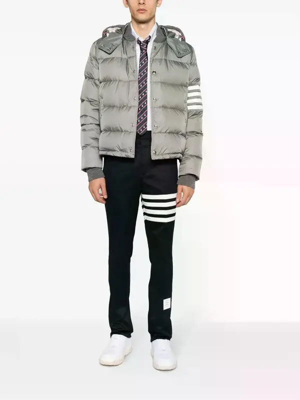 Thom Browne 4-bar Bomber Jacket - Grey