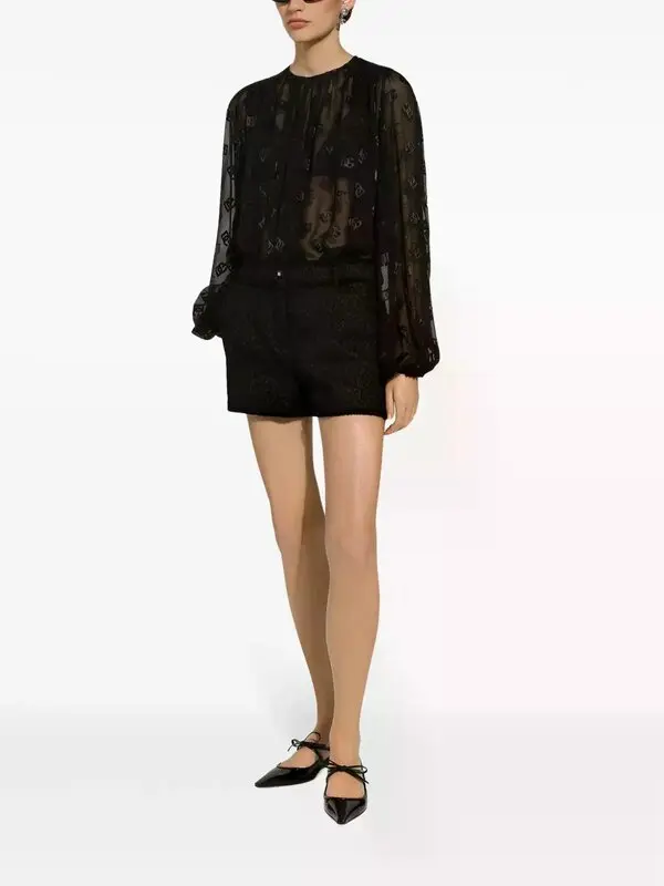 Dolce & Gabbana Frayed Hem Tailored Shorts