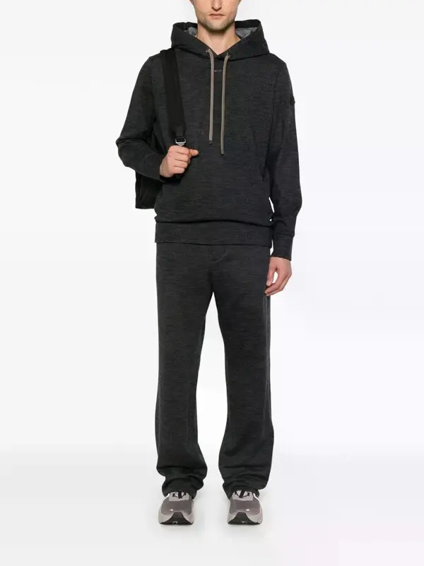 Moncler Tapered Virgin Wool Trousers