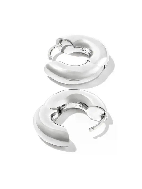 Tom Wood Small Chunky Hoop Earrings