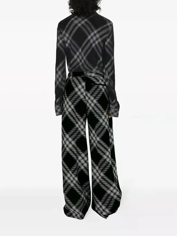 Burberry Vintage Check Wool Trousers