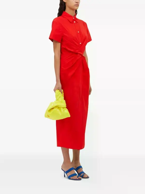 MSGM Cut-out Shirtdress