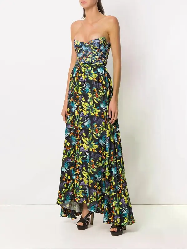 AMIR SLAMA Printed Long Skirt