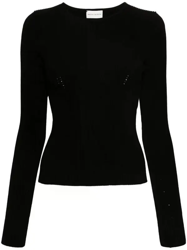 Magda Butrym Sculpted Ribbed T-shirt