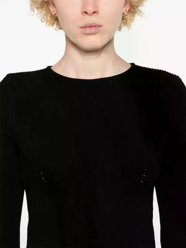 Magda Butrym Sculpted Ribbed T-shirt