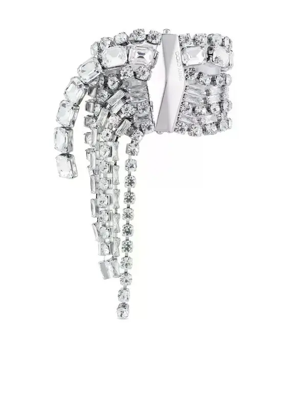 JIMMY CHOO Crystal Embellished Bracelet - Silver
