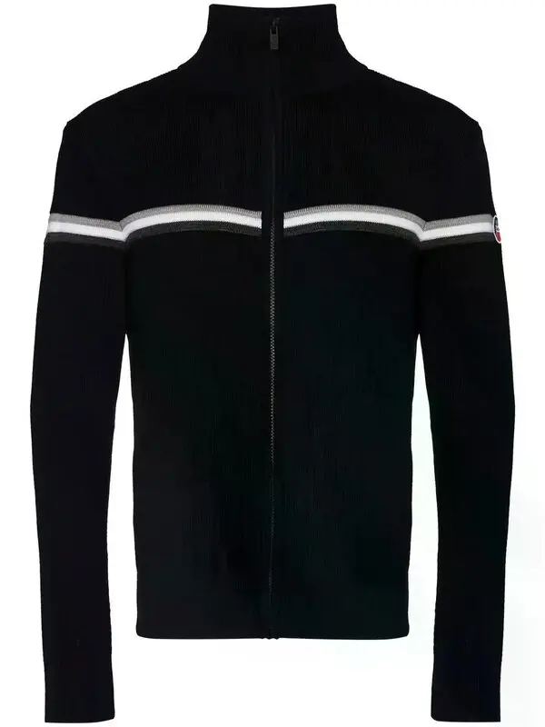 Fusalp Stripe Detail Zip-up Jumper