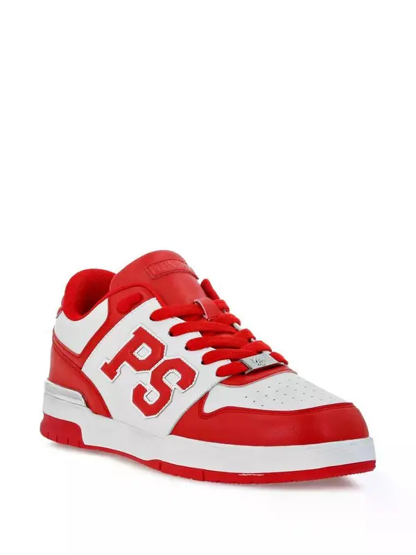 PLEIN SPORT Logo-appliqué Sneakers - White
