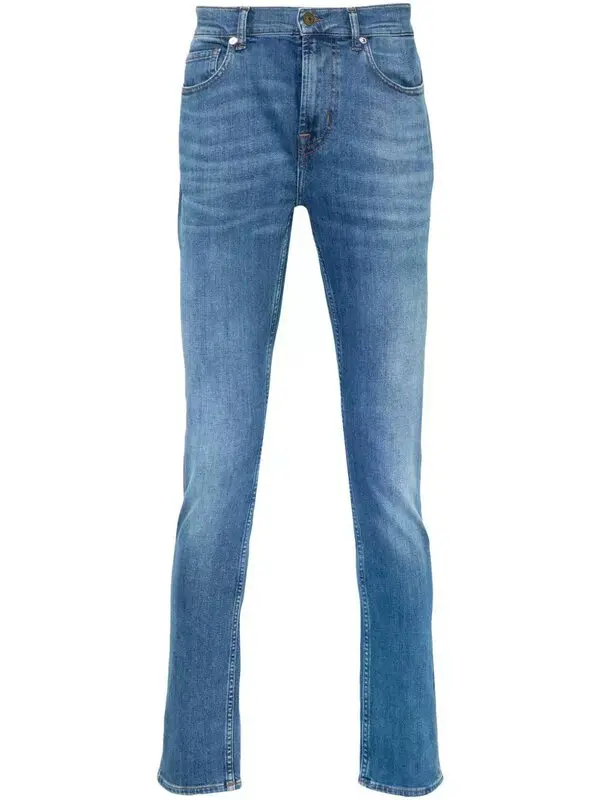 7 For All Mankind Paxtyn Logo-patch Jeans