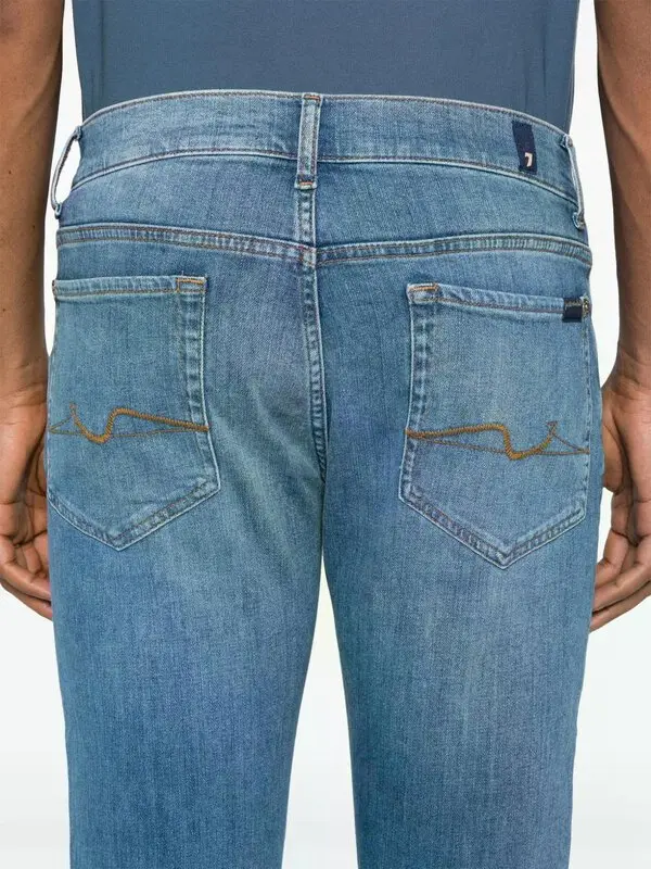7 For All Mankind Paxtyn Logo-patch Jeans