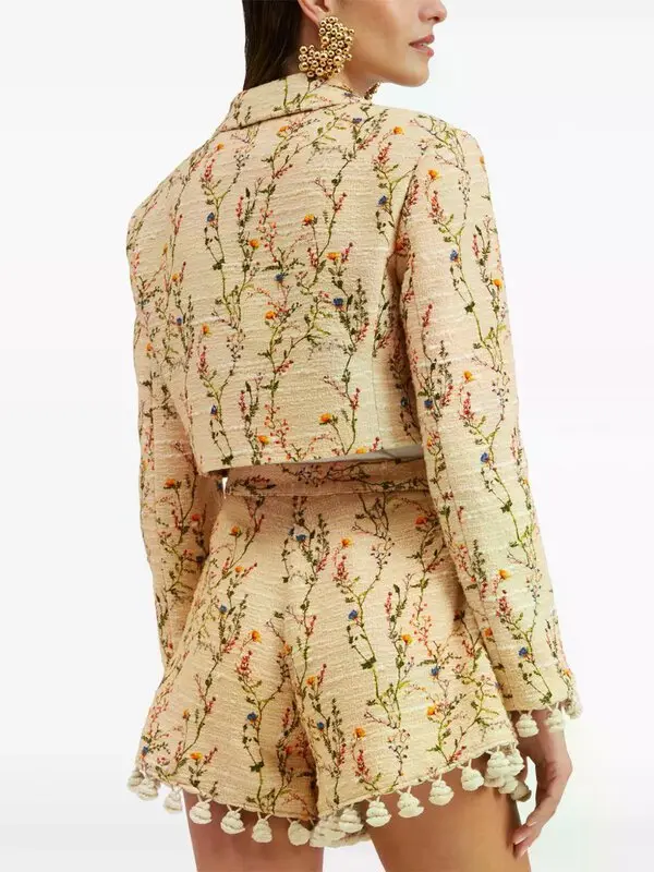 La DoubleJ Torero Embroidered Cropped Jacket