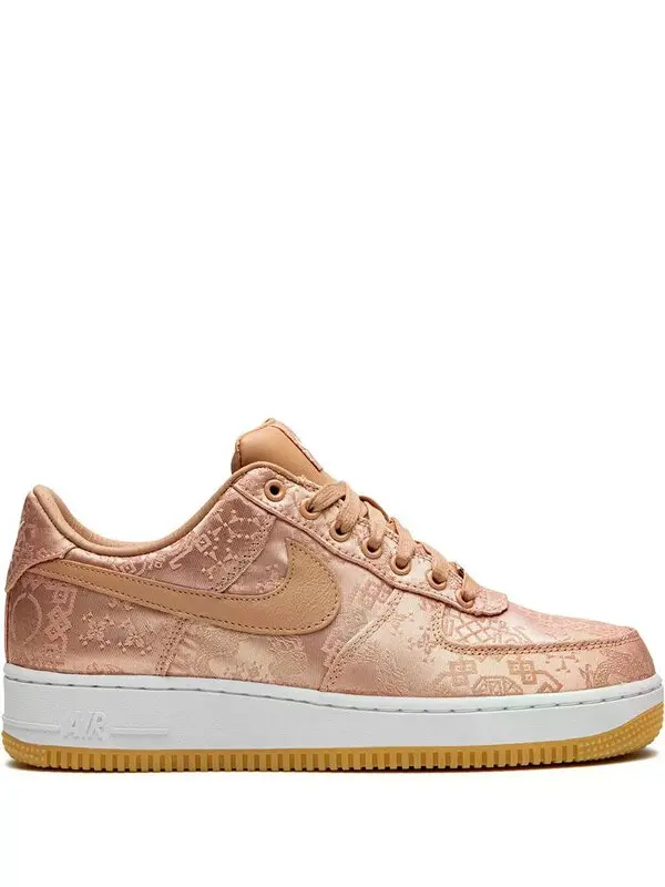 Nike Clot X Force 1 Low "rose Gold Silk" Sneakers