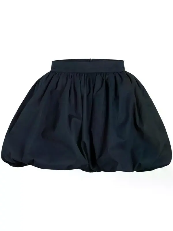 PATOU Faille Bubble Mini Skirt - Blue