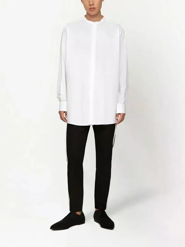 Dolce & Gabbana Collarless Long Shirt