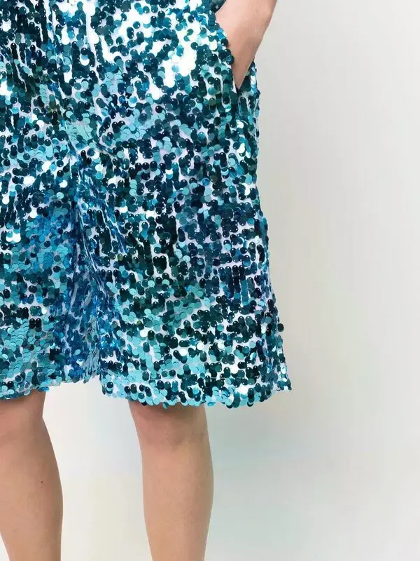 Plan C Sequinned Bermuda Shorts