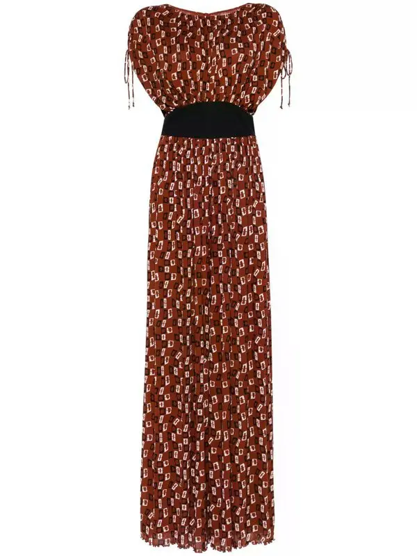 Diane Von Furstenberg Andra Jumpsuit - Brown