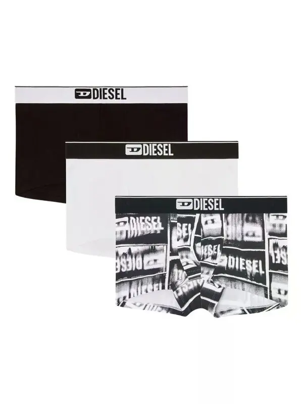 DIESEL® Damien-d Boxer Briefs - White