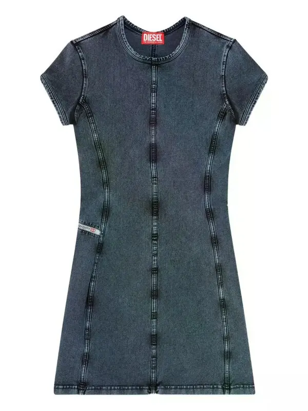 DIESEL® D-cupsleeves Denim Mini Dress