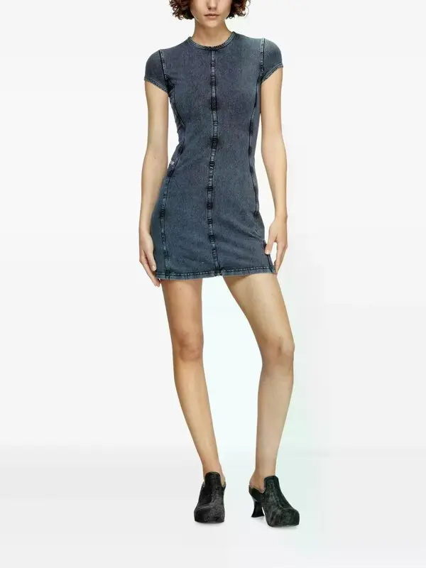 DIESEL® D-cupsleeves Denim Mini Dress