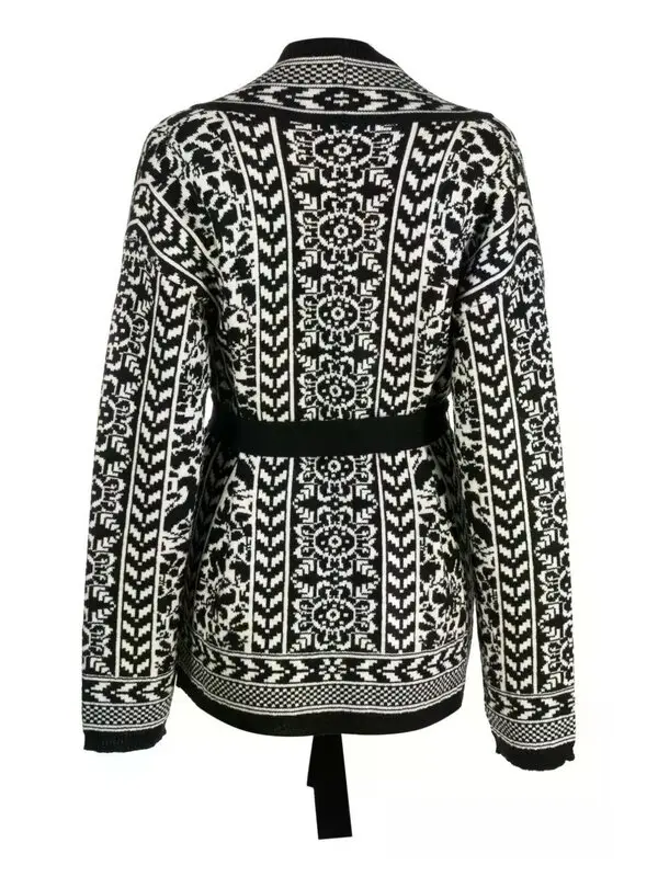 La DoubleJ Belted Wool Cardigan