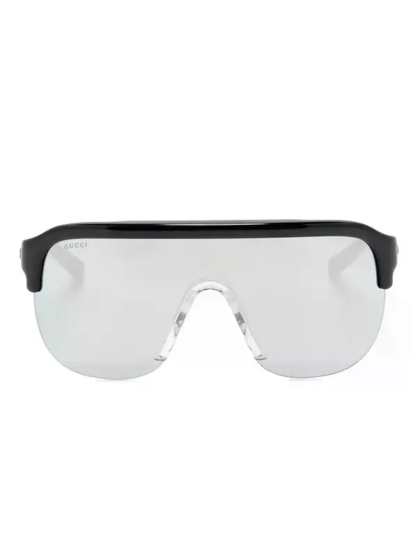 Gucci Oversized Frame Sunglasses - Black