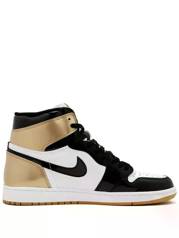 JORDAN 1 Retro High Og Nrg Gold Top 3 Sneakers - Black