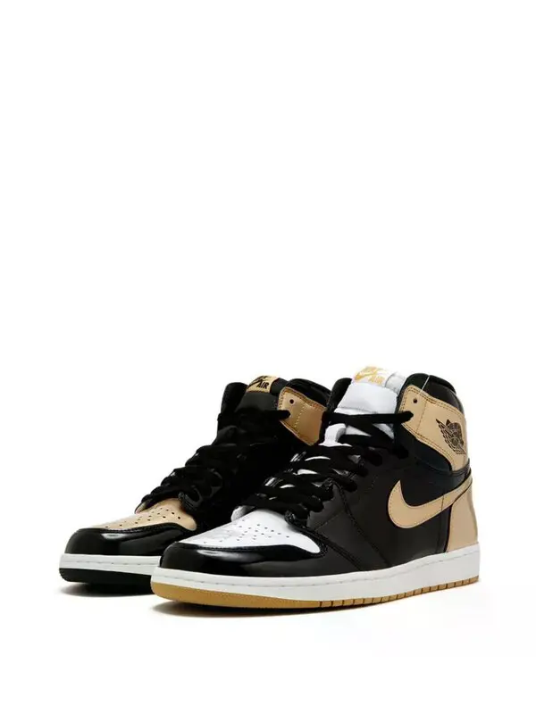JORDAN 1 Retro High Og Nrg Gold Top 3 Sneakers - Black