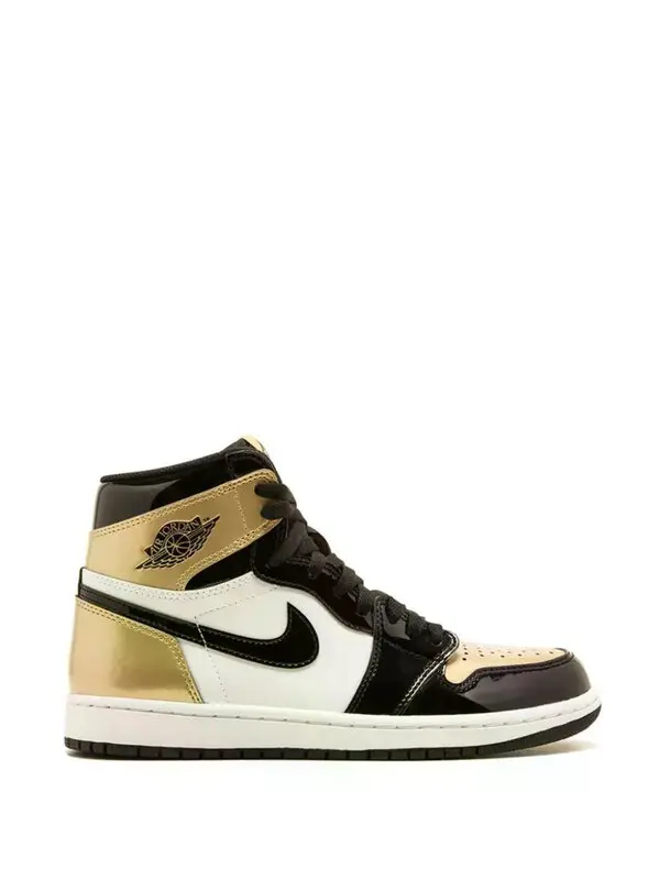 JORDAN 1 Retro High Og Nrg Gold Top 3 Sneakers - Black