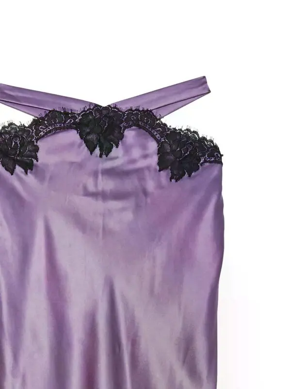 FLEUR DU MAL Lace Cut-out Skirt