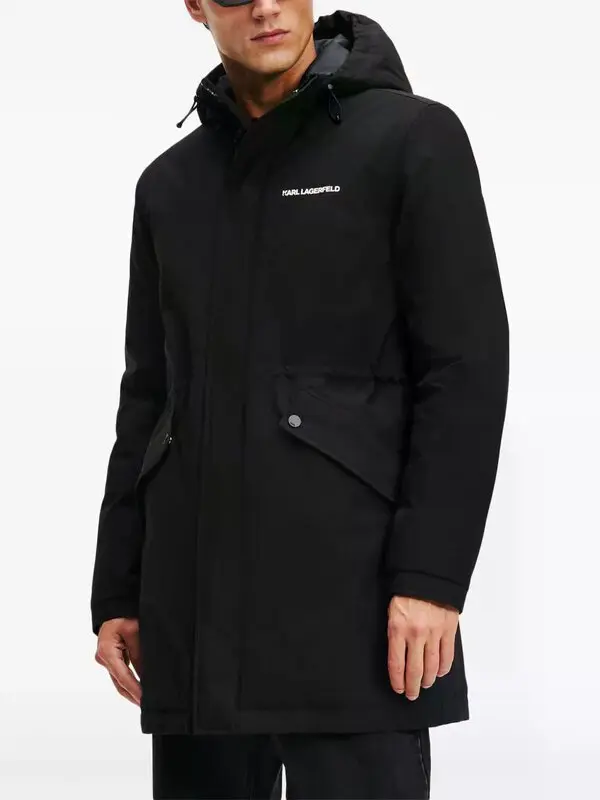 Karl Lagerfeld Ultra Lightweight Hooded Parka