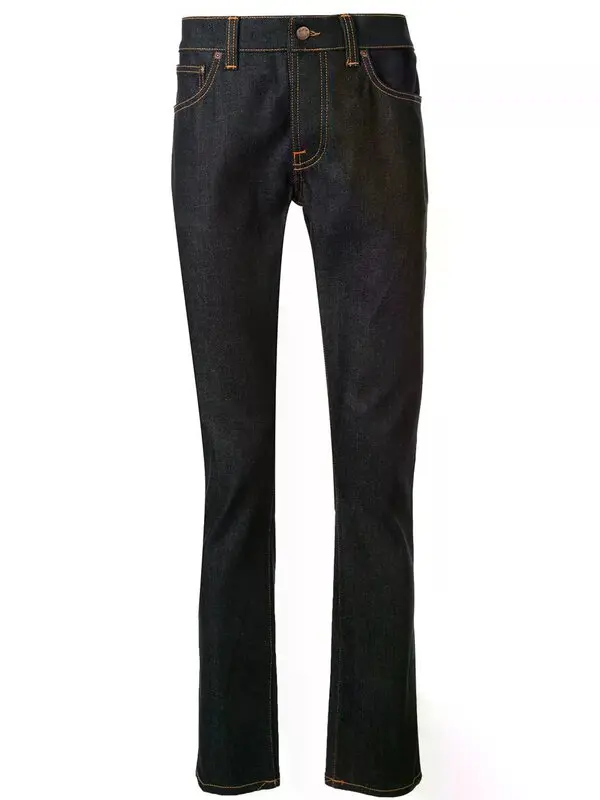Nudie Jeans Grim Tim Slim-fit Jeans - Blue