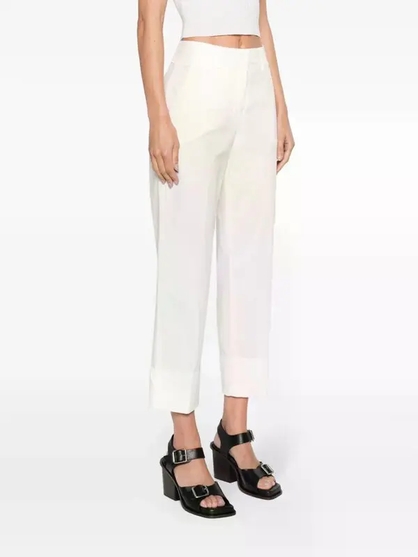 Peserico Cuffed Cropped Trousers