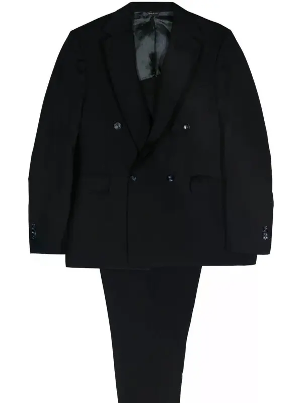 UNGARO Double-breasted Wool Suit - Blue