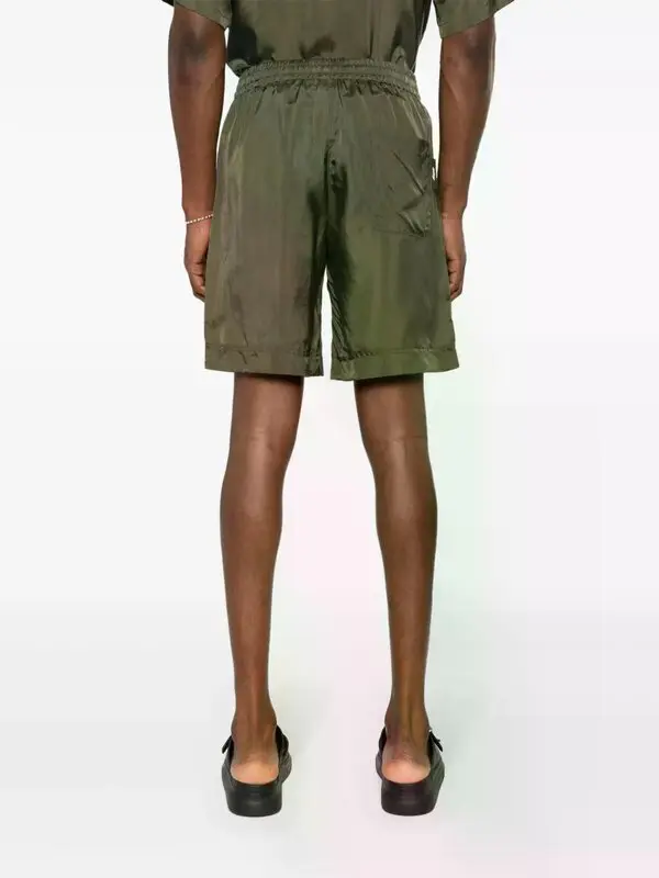 MSGM Embroidered-logo Track Shorts