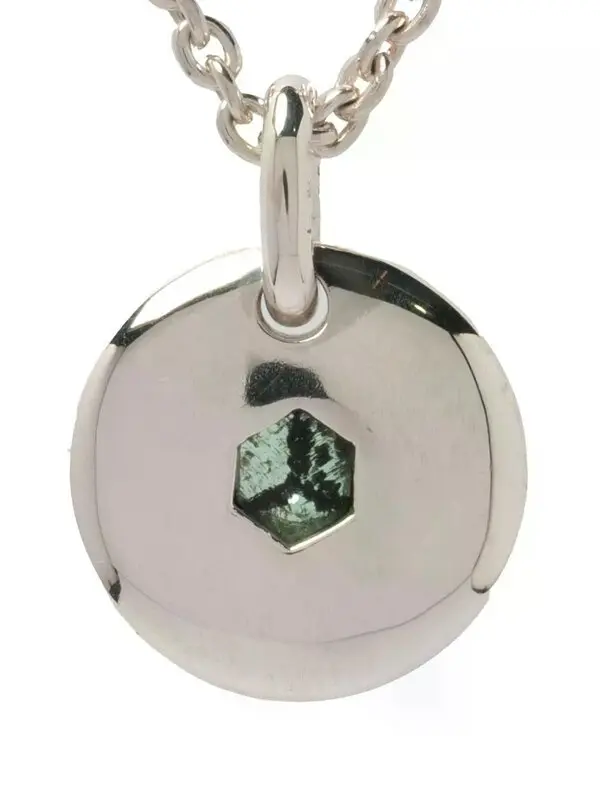 PARTS OF FOUR Disk Necklace - Silver