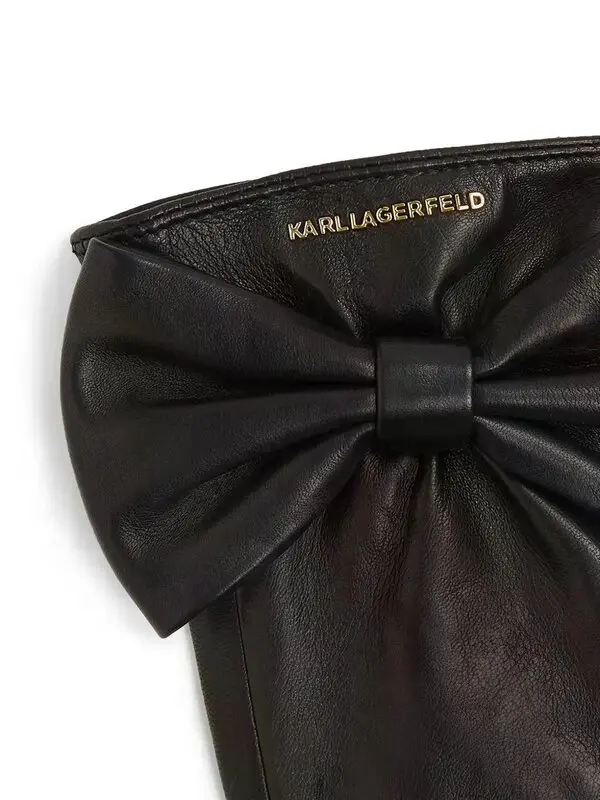 Karl Lagerfeld Kl Studio Bow Gloves