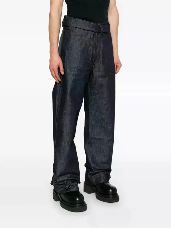 MUGLER Belted Jeans
