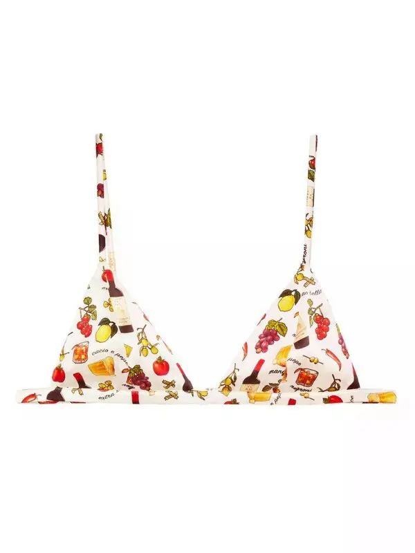 FLEUR DU MAL Luxe Triangle Bra - Black