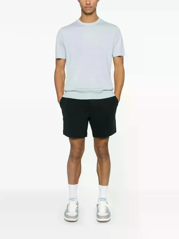 Vince Fine-knit T-shirt - Blue