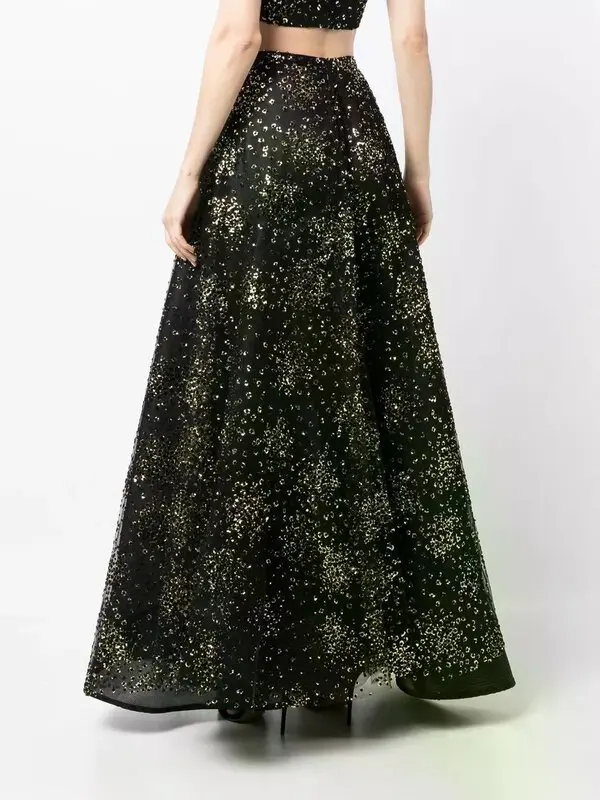 BAMBAH Sequin-embellished Maxi Skirt